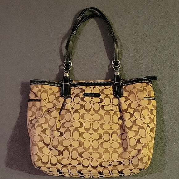 Coach | Bags | Coach Logo Tote Bag | Poshmark